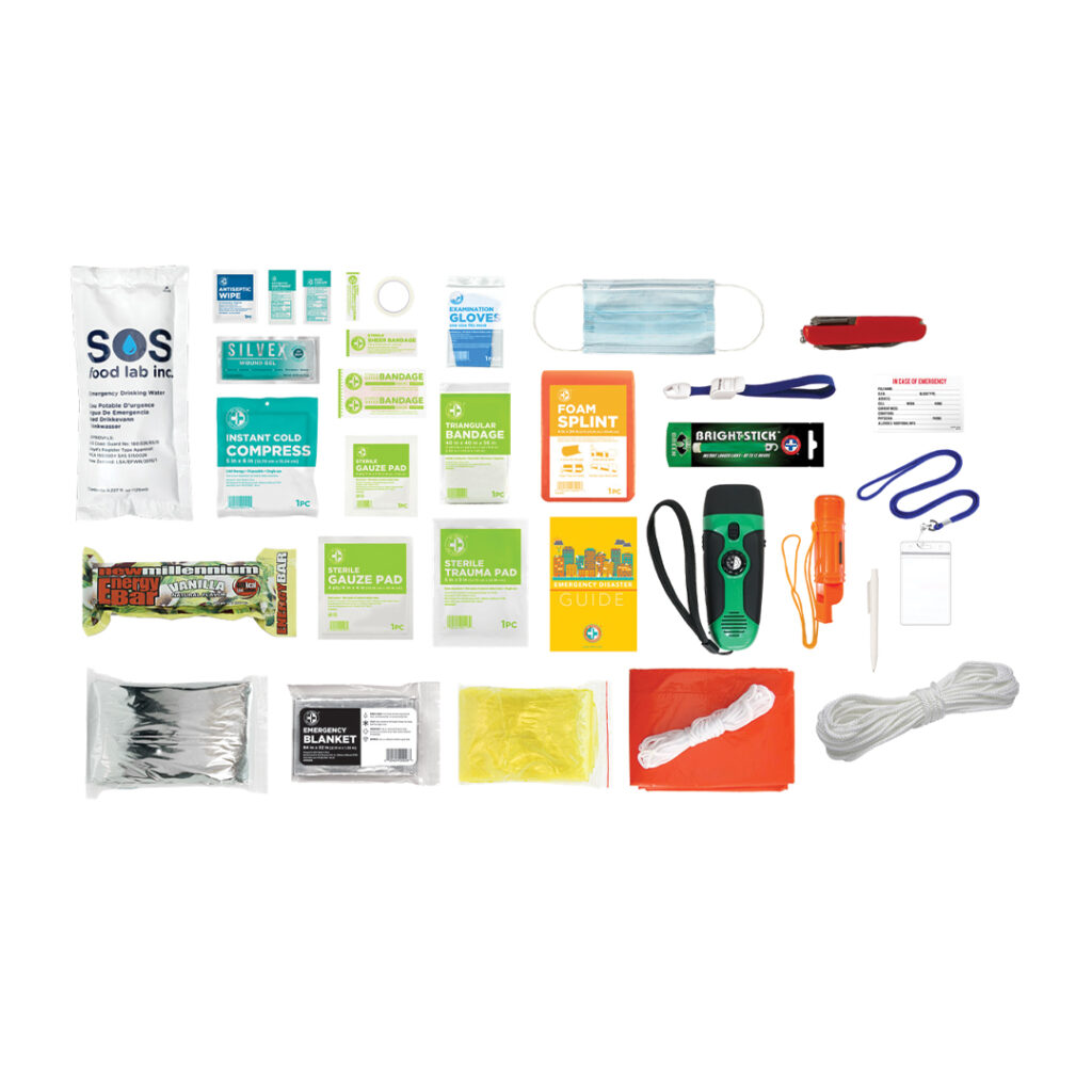 2-PERSON/3 DAYS EMERGENCY GO-BAG 141 PCS – Californila Emergency ...